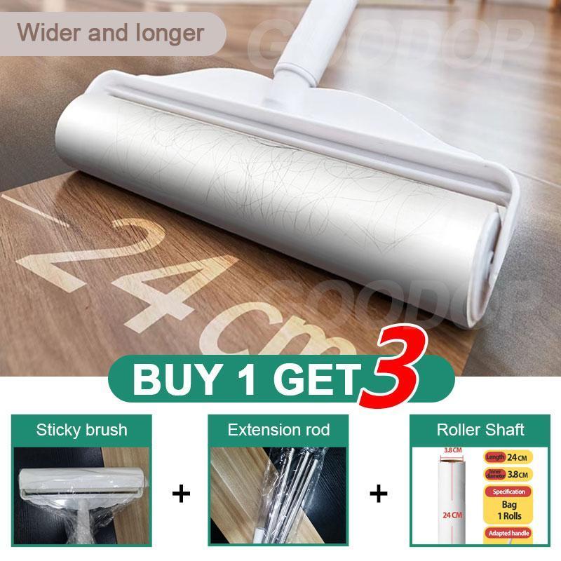[Buy 1 get 3 ] Pet hair sticky roller Dust collector Wool sticky ...