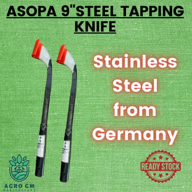 Asopa 9' steel tapping knife pisau getah pisau toreh pokok getah ...