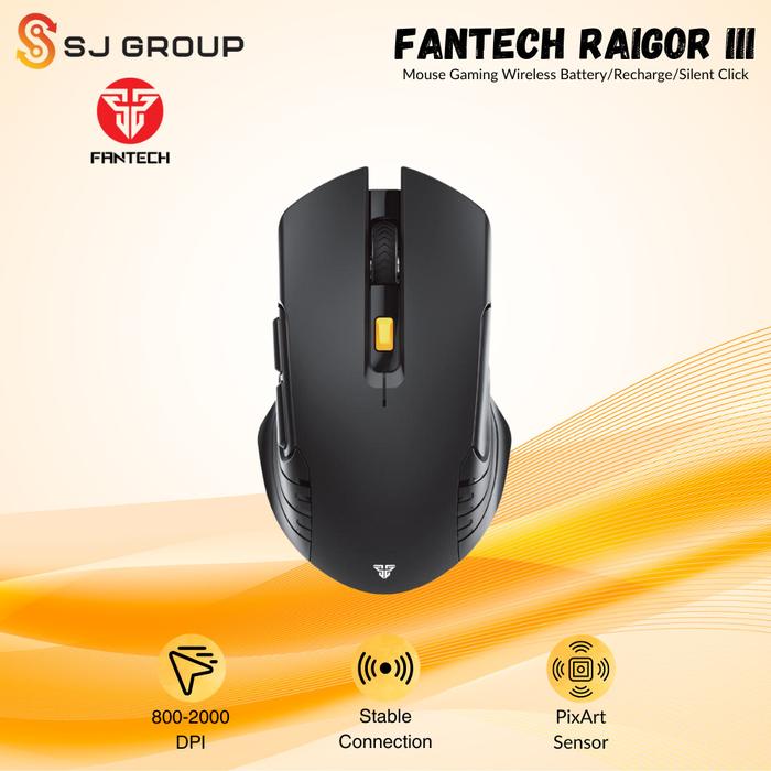 Promo Fantech RAIGOR III Rechargeable Baterai Mouse Wireless Gaming ...