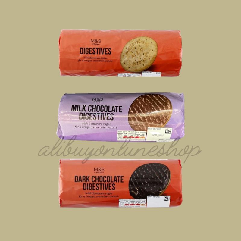 Marks & Spencer Food Milk Chocolate Plain Digestive Cookies with ...