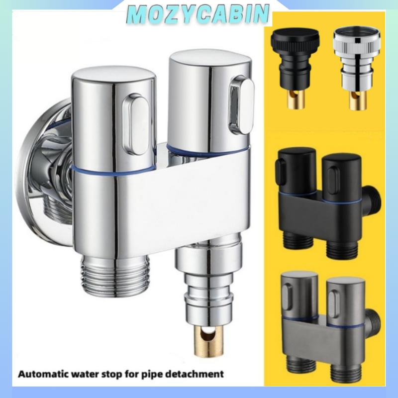 SUS304 Dual Control Angle Valve G1/2 Tap 3 Way Filling Valve - TikTok ...