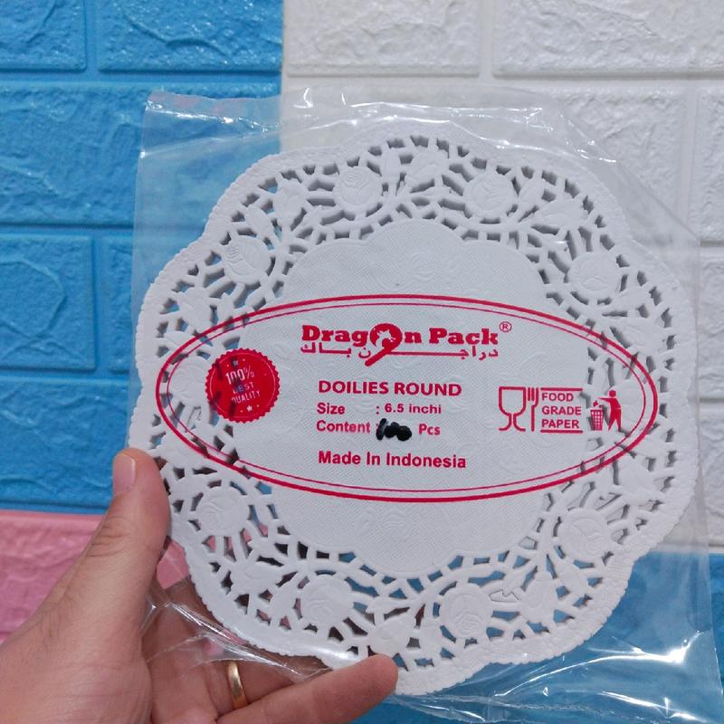 Kertas Doyleys Bulat Tatakan Alas Toples Kue Kering isi 100 Lembar - Shop | Tokopedia