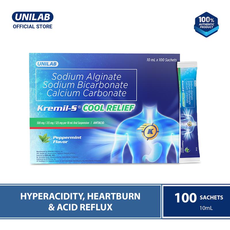 KREMIL-S LIQUID COOL RELIEF 10ML SACHET 100 PIECES (Fast Soothing ...