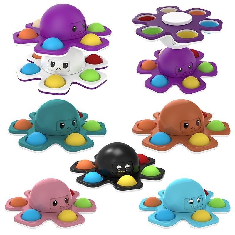 A collection of creative toys: face-changing octopus, bubble - TikTok ...