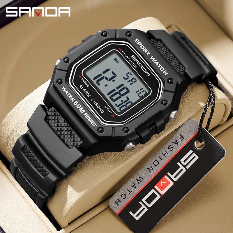 Jam Tangan Lelaki, SANDA 2156, Model Baharu, Pergerakan Digital ...