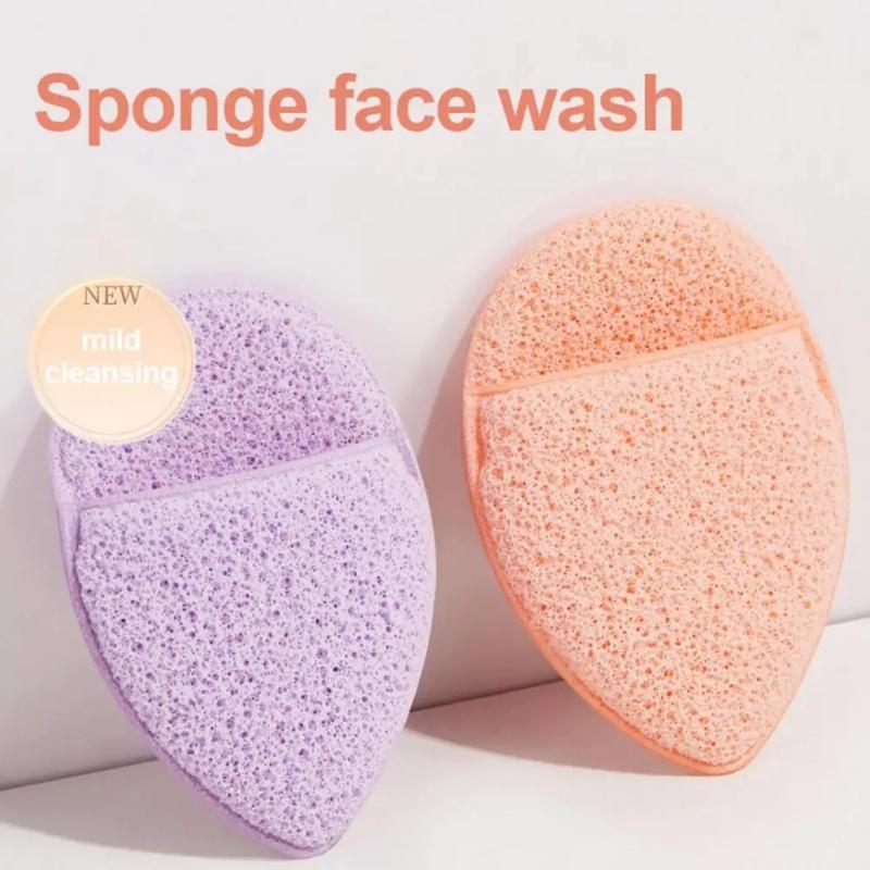 1Pc Waterdrop-shaped Face Wash Puff Konjac Facial Puff Effortless ...