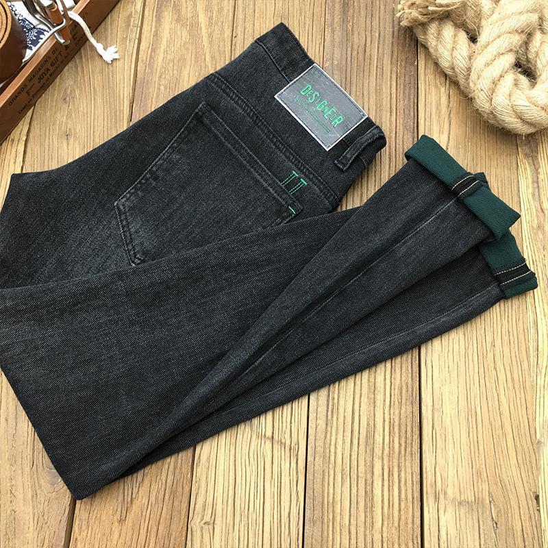 Seluar Jeans Hitam Kelabu, Jenama Trendi, Slim Fit, Seluar Kurus ...