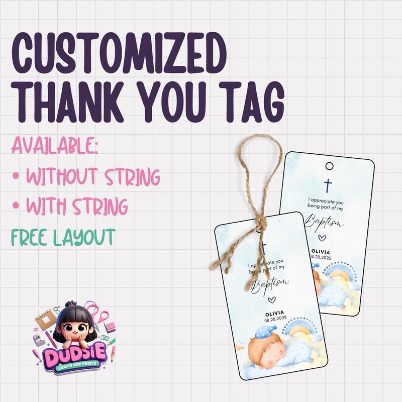 CUSTOMIZED THANK YOU TAG / GIFT TAG FOR WEDDINGS, BIRTHDAYS, - TikTok ...