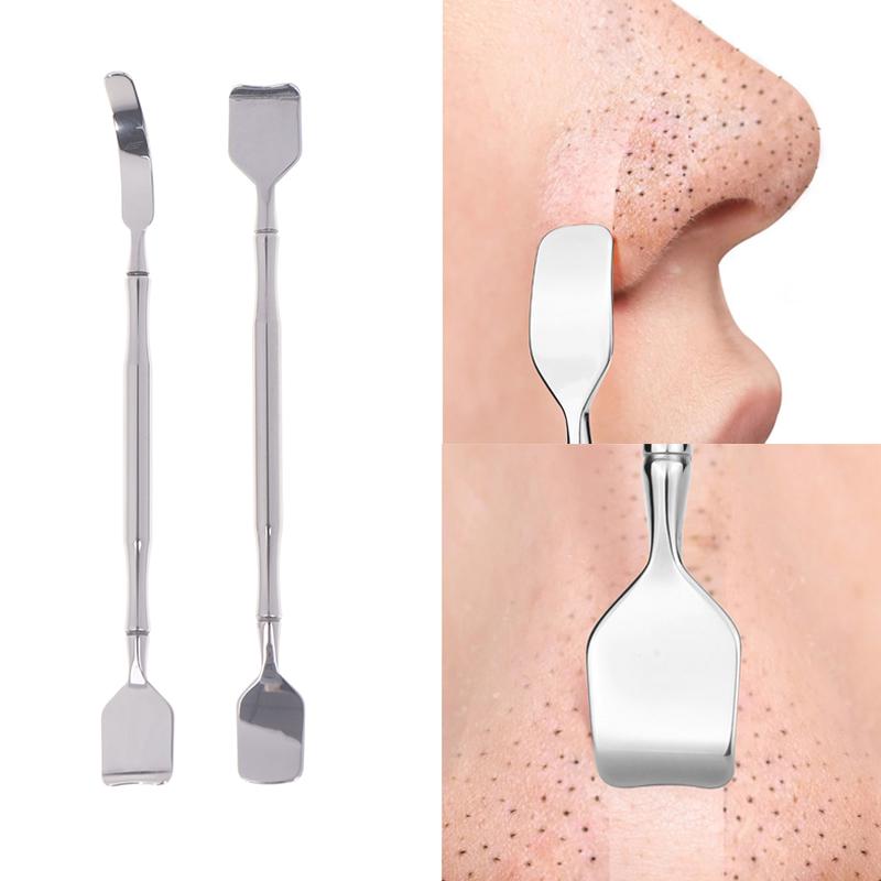 Double Head Stainless Steel Professional Blackhead Remover Blemish ...