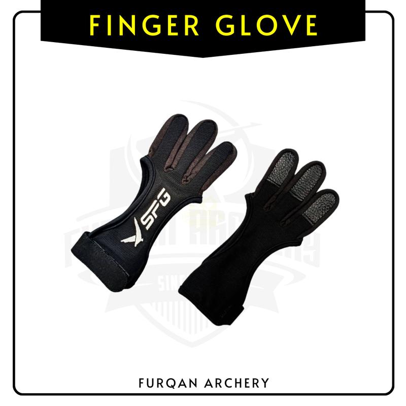 [NEW] Archery SFG 3 Finger glove/Sarung tangan memanah tiga jari ...