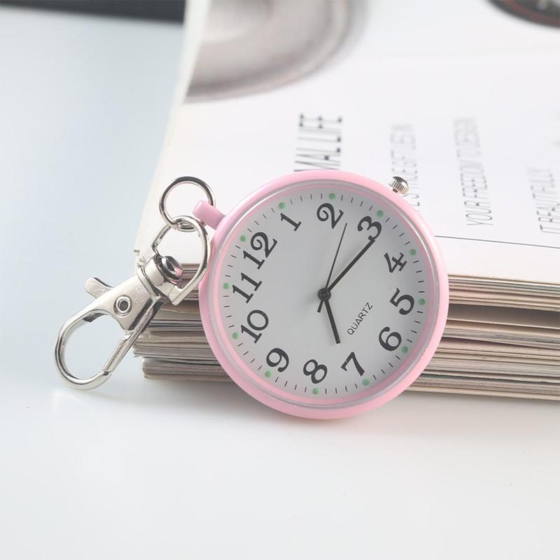 Clock key ring pendant that can tell time, car mobile phone pendant ...
