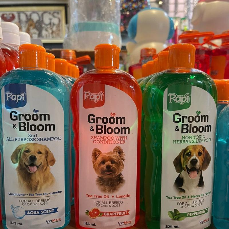 Papi Groom & Bloom Dog Shampoo 1010ml/525ml/250ml - TikTok Shop Philippines