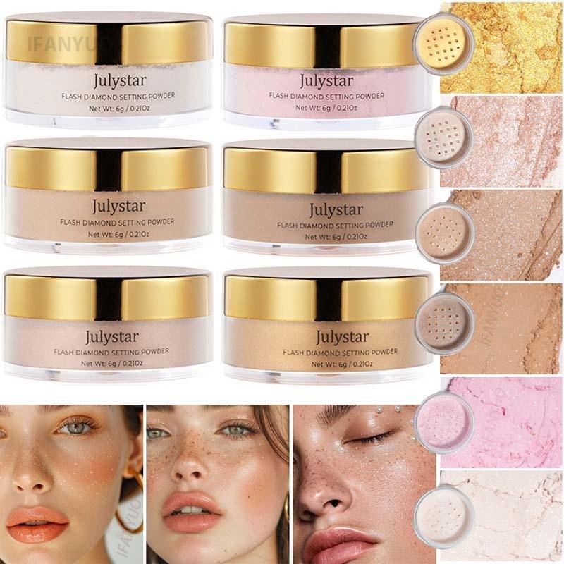 COD Glitter Setting Powder Hide Pore Long Lasting Oil Contro - TikTok ...