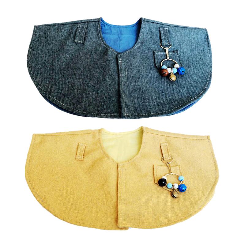 Parrot Anti-Scratch Shoulder Cape Protector Bird Diaper Shawl with ...