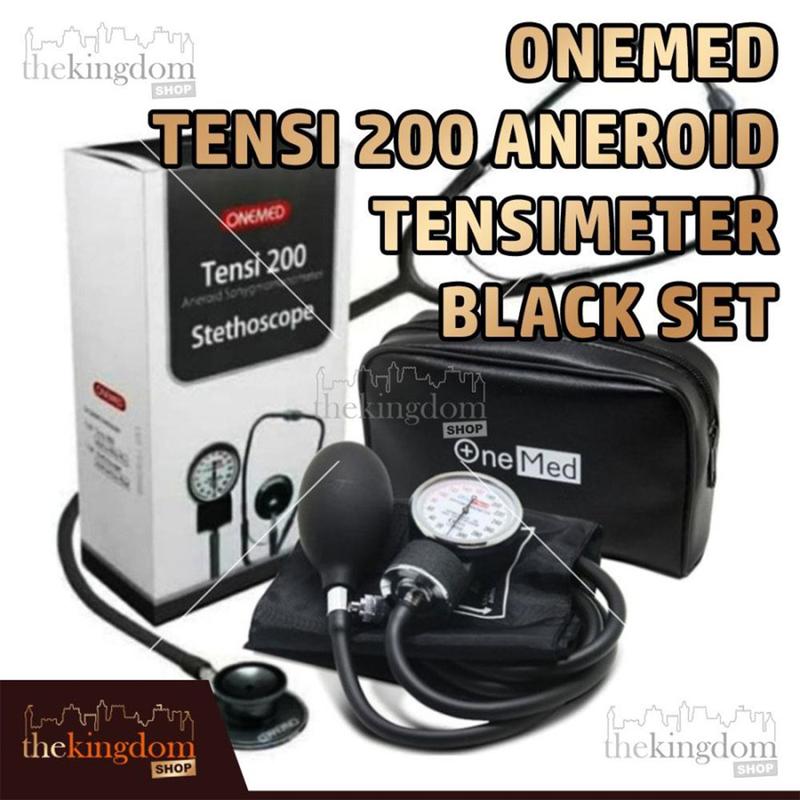 OneMed Tensi 200 Aneroid Black Tensimeter Manual Alat Bantu Medis ...