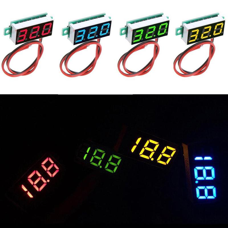 Voltmeter Digital Mini, Skala Voltan 0.28 Inci, Julat Voltan - TikTok ...