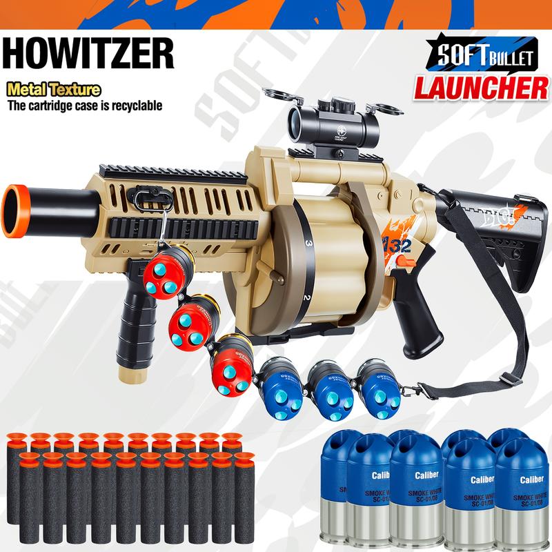 Realistic Nerf Shotgun Toy Gun with Large Magazine & Shell Ejector ...