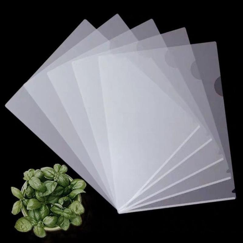 Fail Folder Bentuk L Tahan Lama, saiz A4, 1 / 5PCS, Klasifikasikan ...