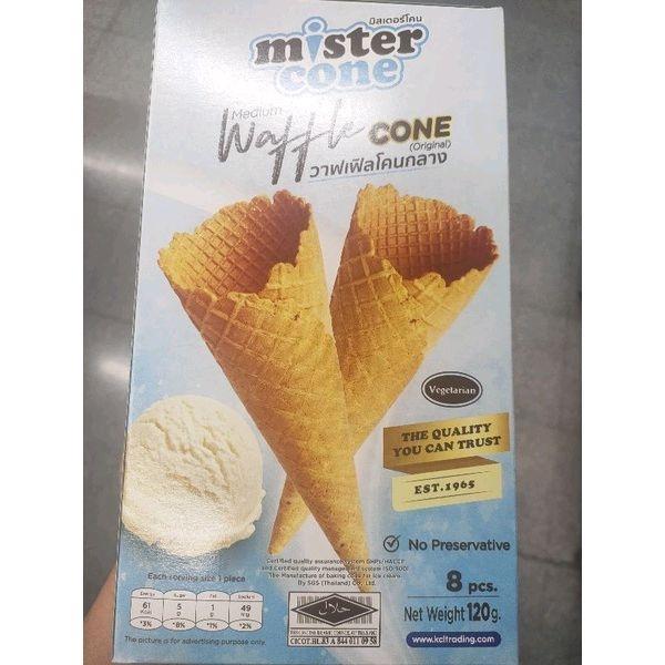 Mr Cone Waffle Cone วาฟเฟิลโคนกลาง 120กรัม - TikTok Shop Thailand