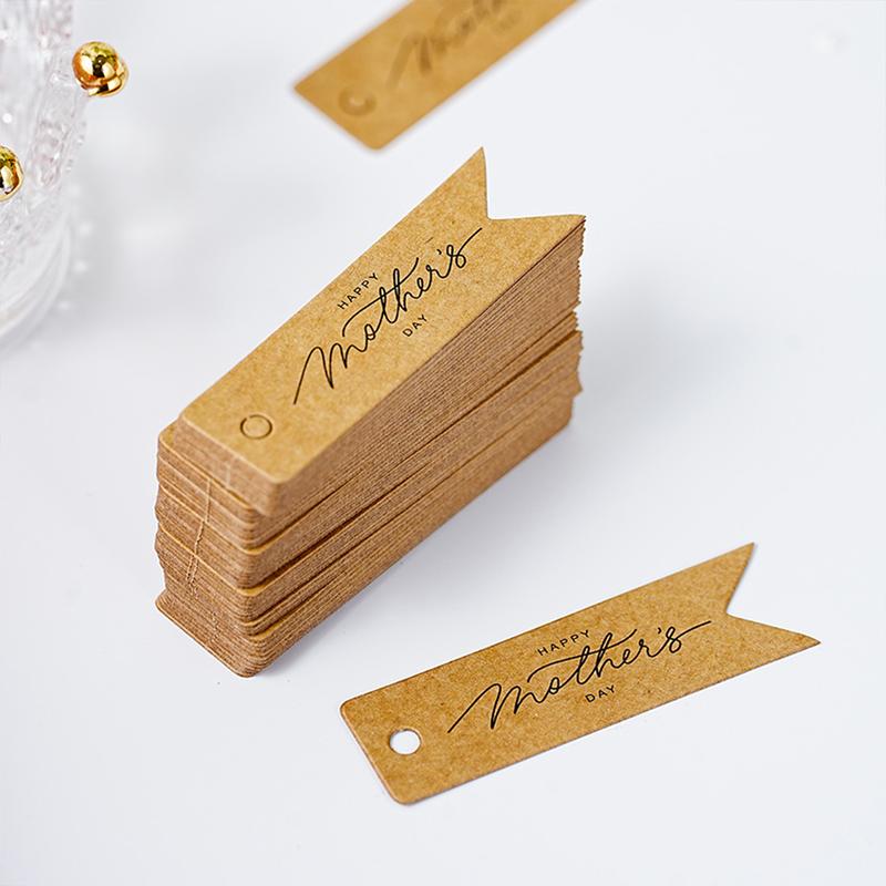100pcs Happy Mother's Day Gift Tags Paper Gift Hanging Tags for ...