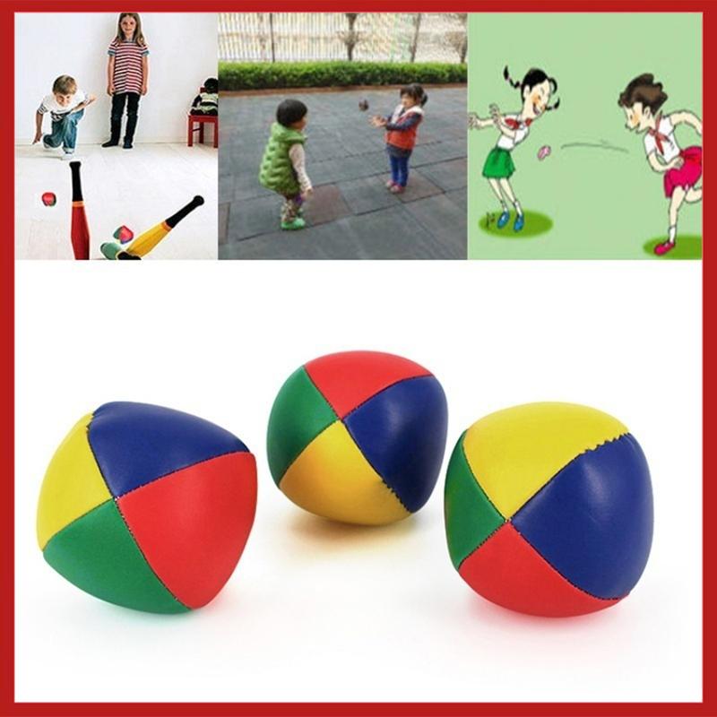 Woekasa 3Pcs Juggling Balls Classic Bag Juggle Magic Circus Beginner ...