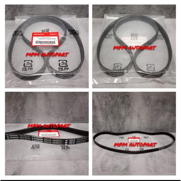 Jual tali kipas fan van belt honda brio 2014 2015 5pk1119 38920-RE2-E51 ...