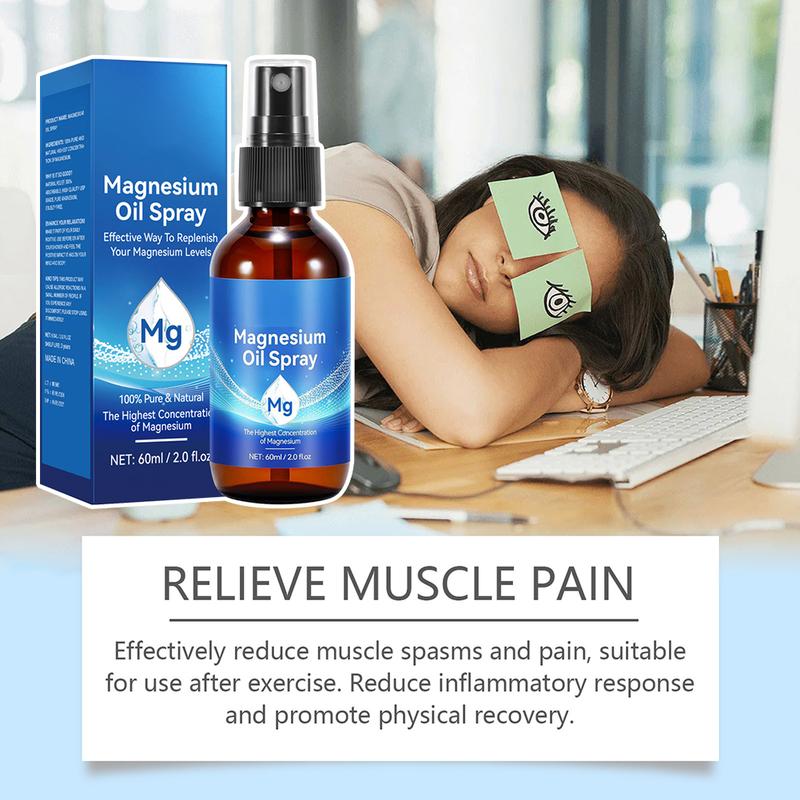 Minyak Magnesium, Penyerapan Tinggi, Semburan Minyak, Melegakan ...