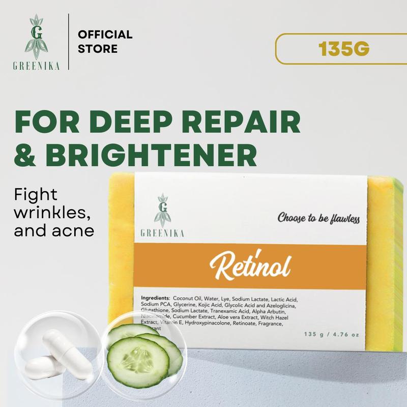 [ RETINOL WITH NIACINAMIDE SOAP ] Greenika Retinol Soap Cleansing ...