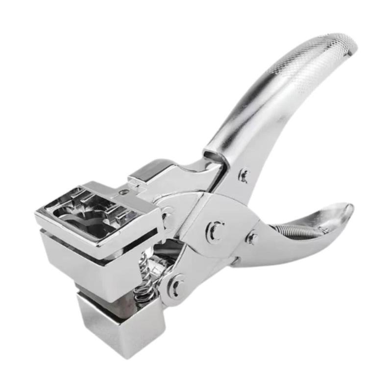 T Shape Hole Punch Zinc Alloy Punching Tool for Luggage Tag Badge ...