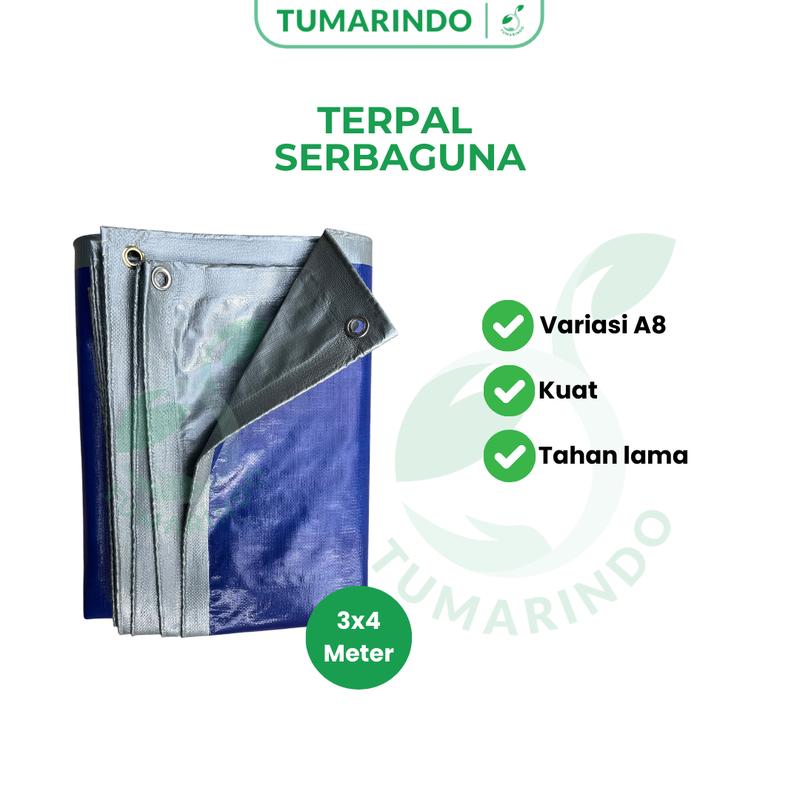 Terpal Plastik A8 3x4 Meter Waterproof Tebal Kuat Serbaguna - Shop ...