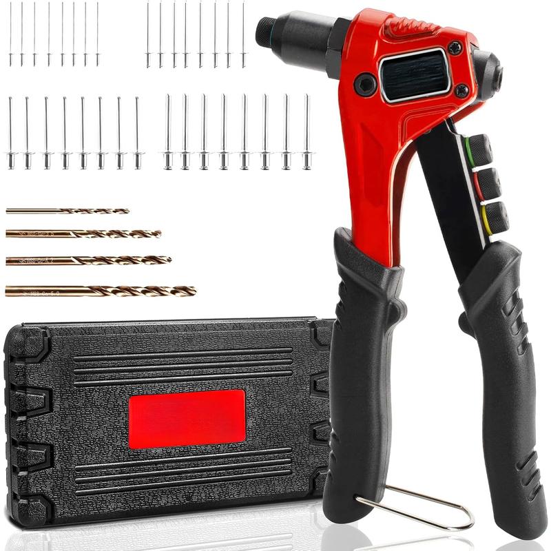 Pop Rivet Kit with 200 Blind Rivets, Upgraded Manual Single Hand ...