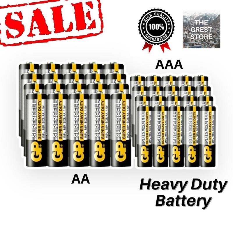 GP Supercell Battery 1.5V Heavy Duty Bateri AA / AAA Batteries - TikTok ...