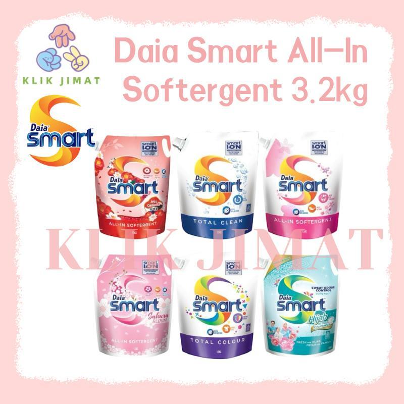 (KLIKJIMAT) 🧺 Daia Smart All-In Softergent 3.2kg 🌸 Bersih - TikTok Shop ...