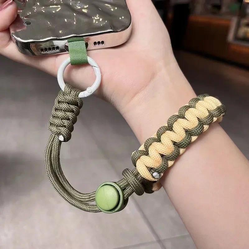 Handwoven Adjustable Universal Mobile Phone Wrist Strap Holder - TikTok ...