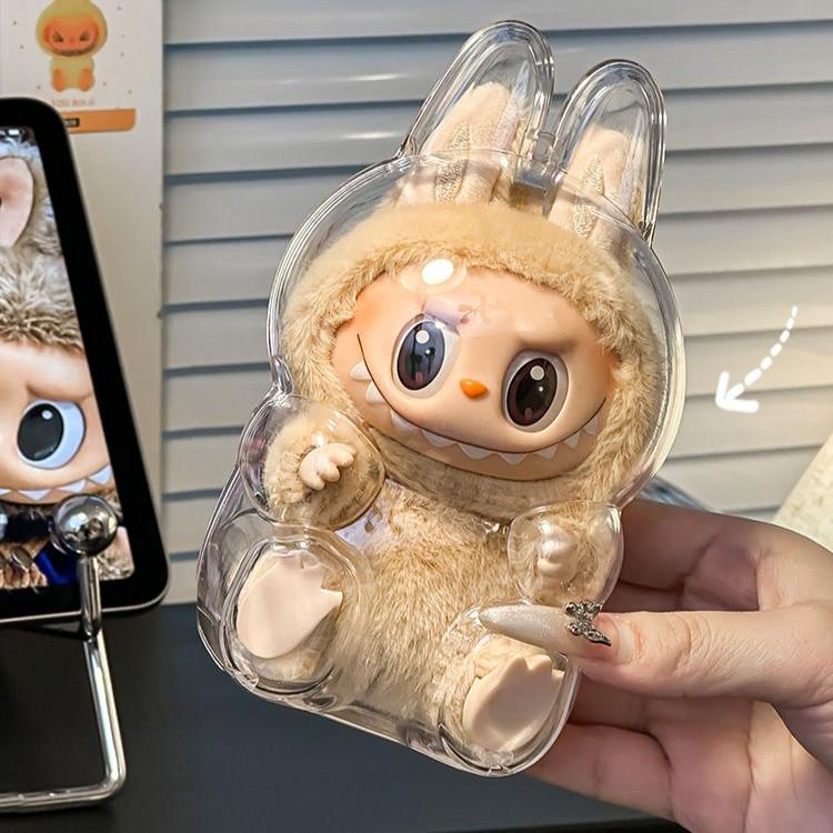 HF For 15 CM Labubu V2 protective cover labubu plush doll dust - TikTok ...