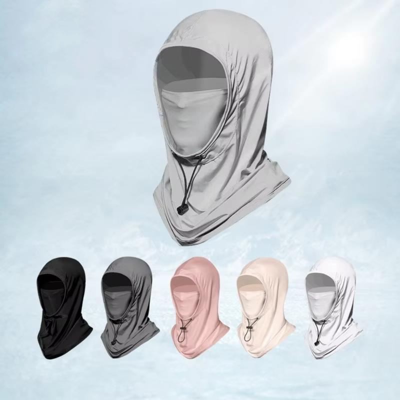 Summer Adjustable Balaclava Face Cover Dustproof Elastic Ice - TikTok ...