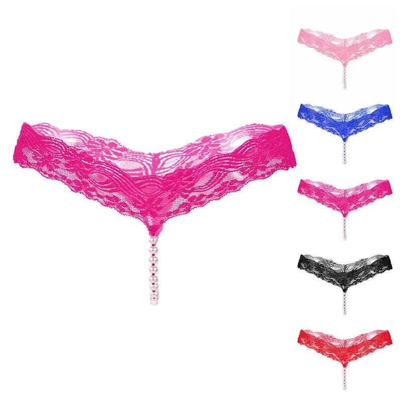 Women G String T-back Thong Lingerie with Pearls Panties Sex - TikTok ...