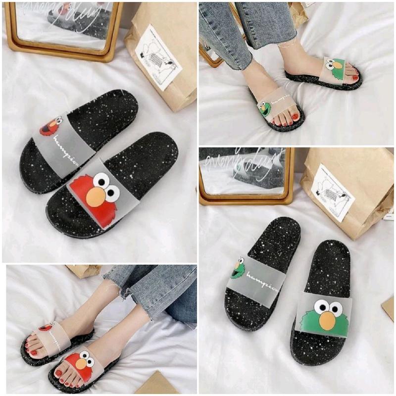 Selipar Wanita Elmo Red Green - Saiz 36/37 (23cm) - Slippers - TikTok ...