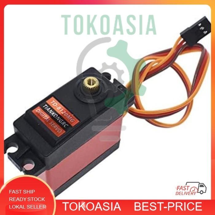 Jual TD-8120MG 20KG Waterproof Metal Gear Digital servo Motor TD8120 ...