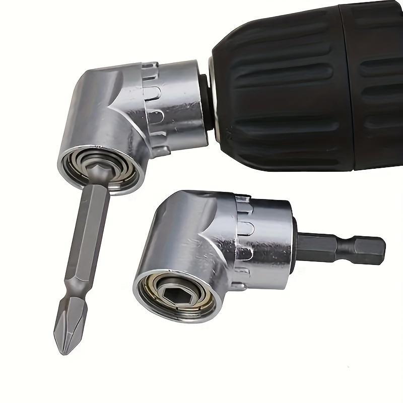 Angle Drill Bit Holder, 1/4 Strong Magnet Right Angle Driver - TikTok Shop