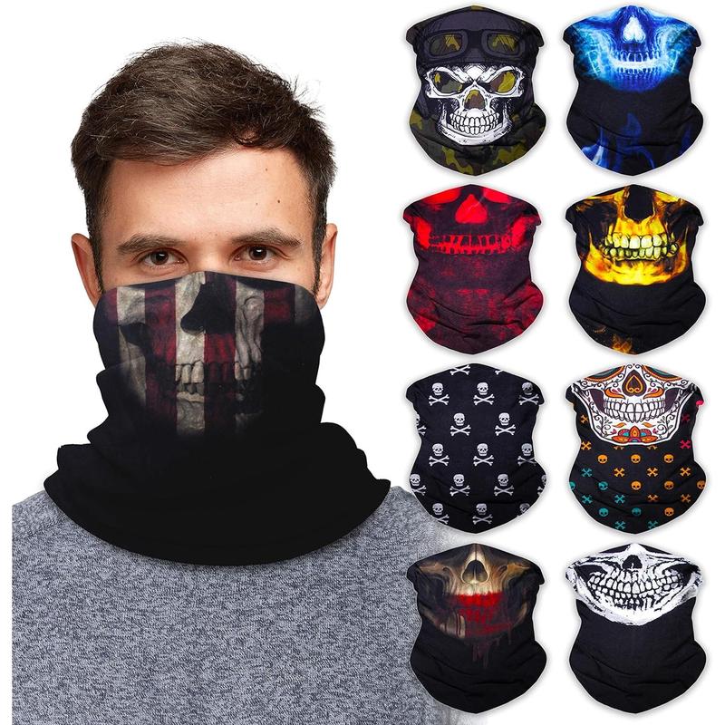 Gaiter, Bandana, Buff (9 Pack) - Cover for Men, Women, and Teens ...