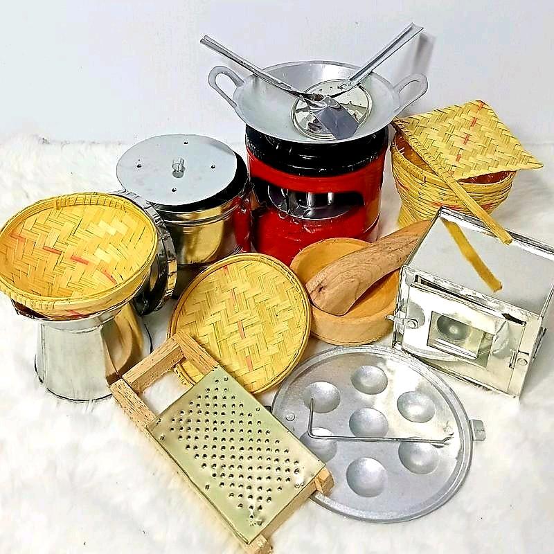 Set Mainan Masak Masakan Mini Anak Set Nanak Nasi 2 Kompor Bisa Nyala ...