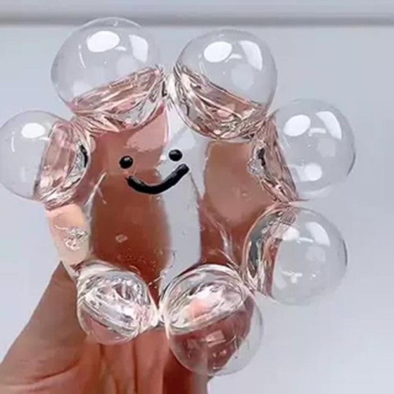 Mainan Taba Squishy Special Bening Bulat Clear Pinch Soft Colletion ...