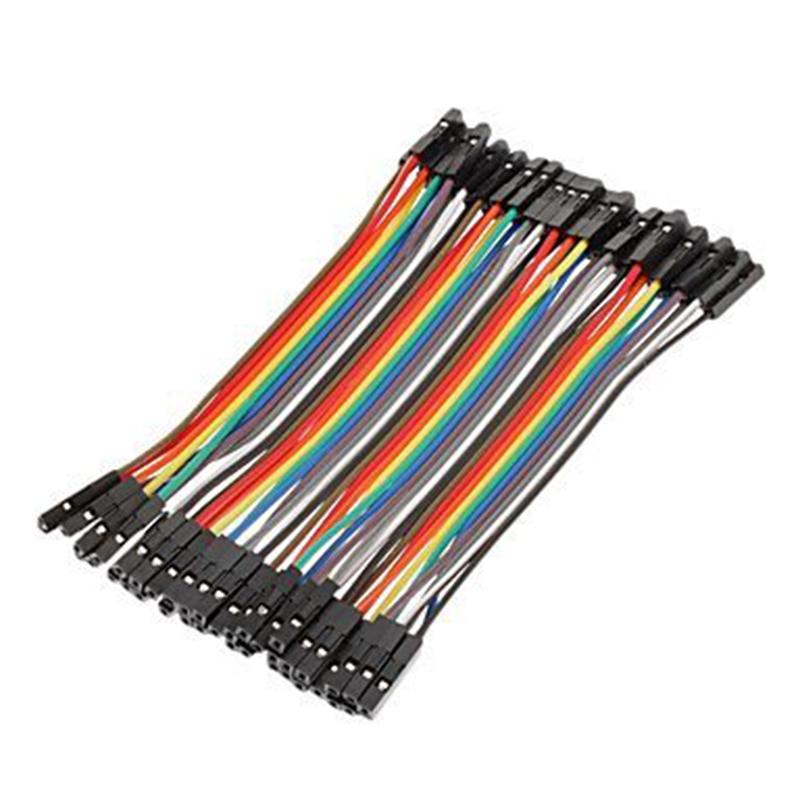 Kabel Dupont, Garisan Dupont, 10CM, 40Pin, Perempuan ke Perempuan ...