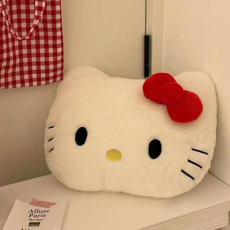 Hello Kitty Boneka Bolster, Sanrio, Kucing Kawaii, Kepala Besar ...