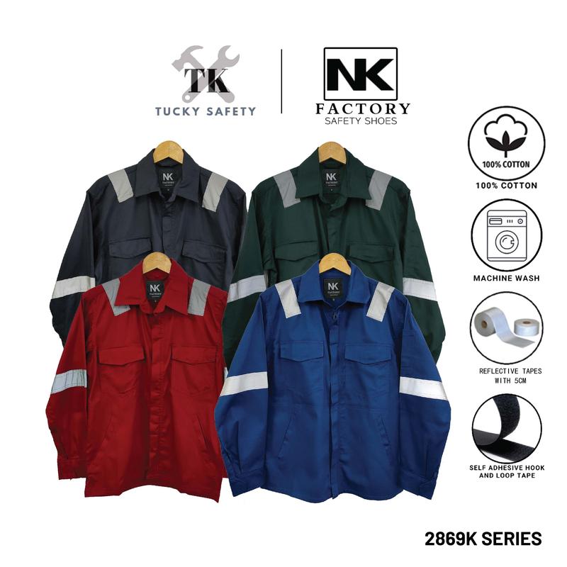 2869K Zip Series - SIZE XS - 5XL PPE SAFETY JACKET / BAJU KERJA ...