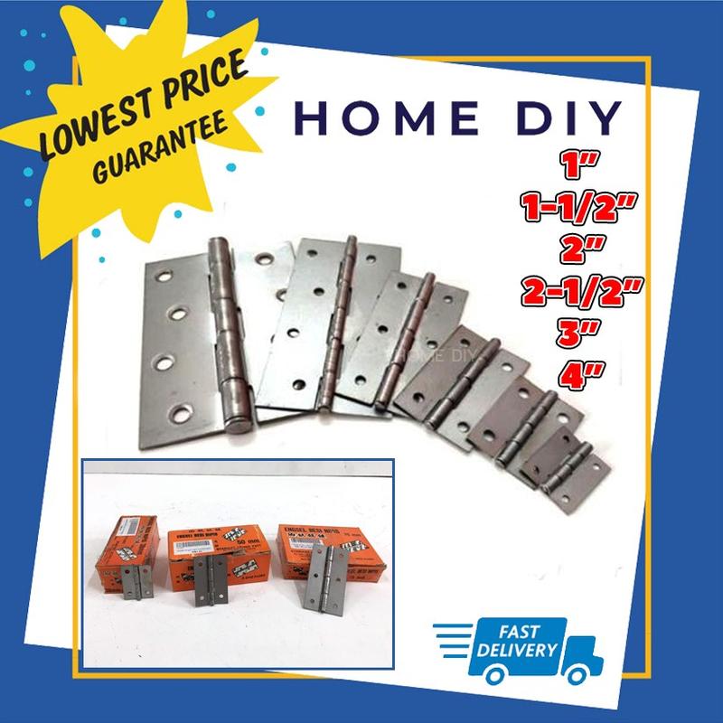 ENGSEL PINTU / IRON HINGES ENGSEL BESI NIPIS / TEBAL 1" 1 1/2" - TikTok ...