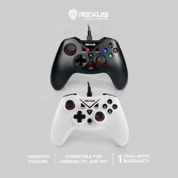Promo Rexus Pro Gaming Gamepad GX2 - Putih - Kota Makassar - boss ...