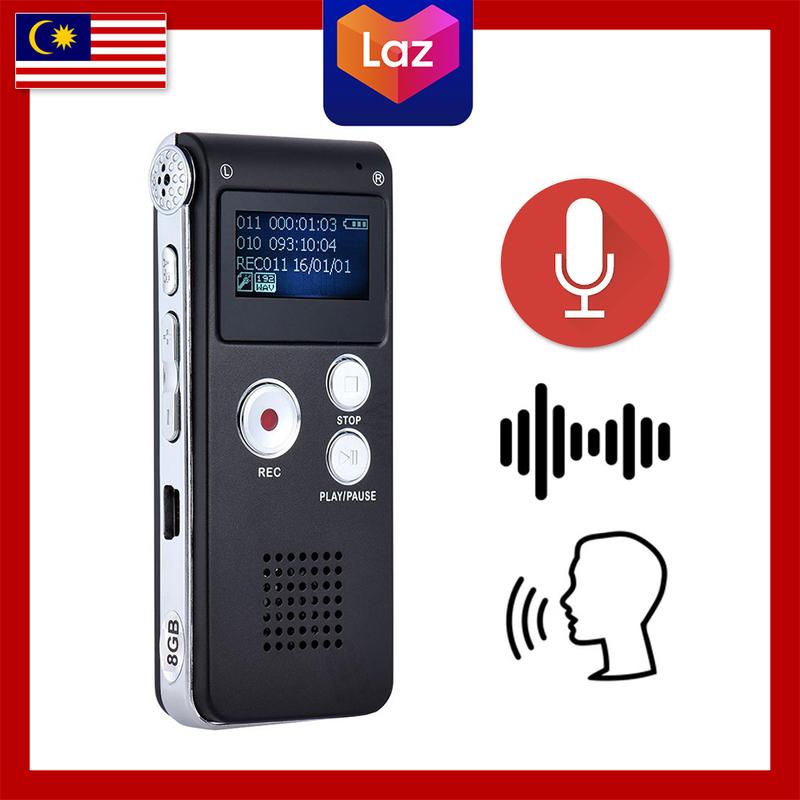 Voice Recorder Audio Sound Record with 8Gb / 16GB Flash Digital ...