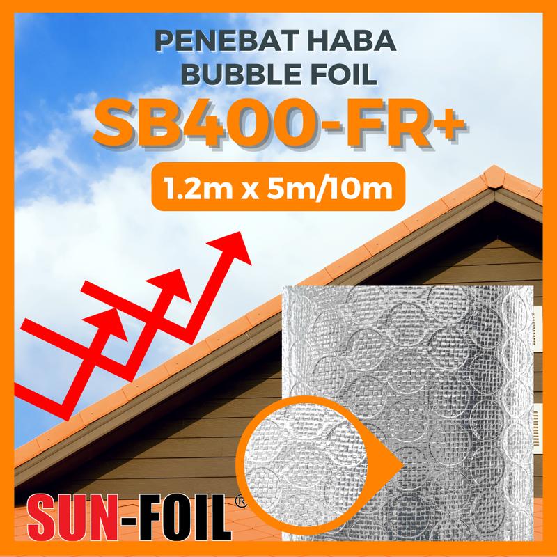 SUNFOIL Bubble Foil Series SB400-FR+ (1.2m x 5m/1.2m x 10m) Bubble ...